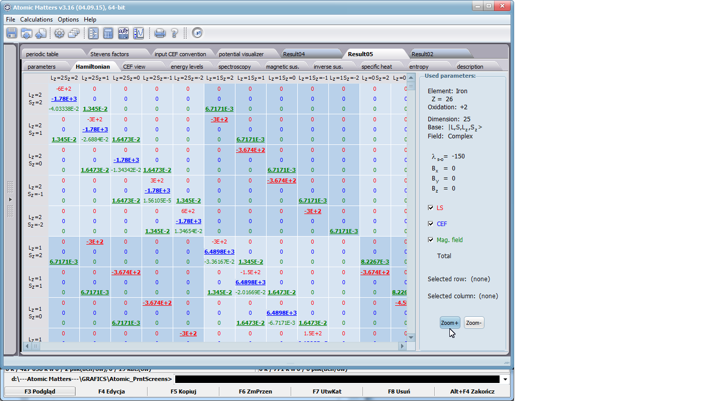 AtomicResultFeBr2-MATRIX | Atomic Matters